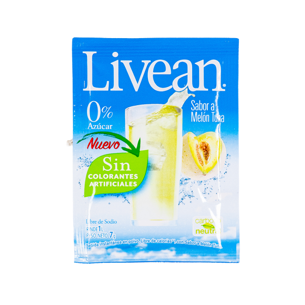 Jugo En Polvo Melon Tuna Sin Azucar Livean 7gr. – COMERCIAL SAN ANDRES